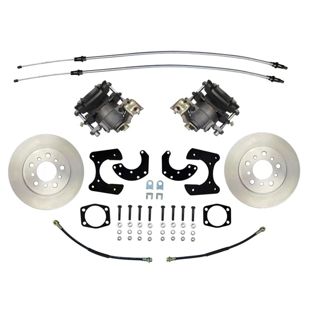 FORD TORINO NEW Style Rear Disc Conversion Kit Standard Rotors E-Brake ...