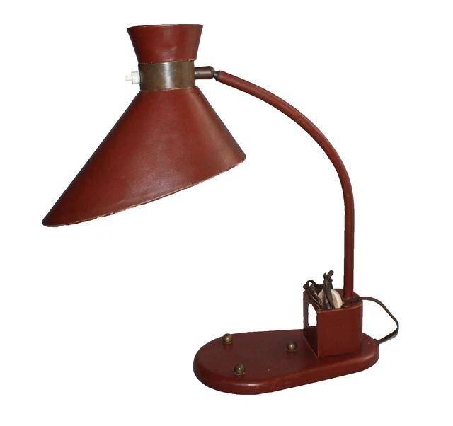 ANCIENNE LAMPE À poser de bureau ADNET vintage EUR 100,00 - PicClick FR