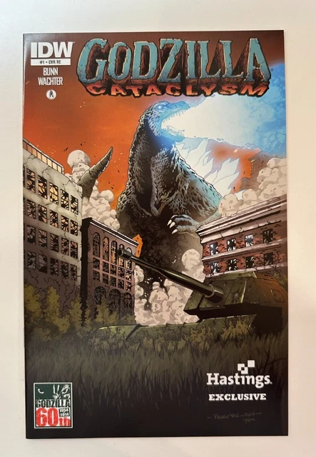 IDW COMICS GODZILLA : CATACLYSM # 1 - RE Couverture Hastings exclusive ...
