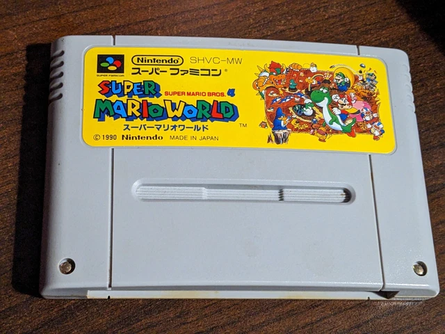 SUPER MARIO WORLD - Nintendo Super Famicom - Japanese SNES NTSC-J £8.95 ...