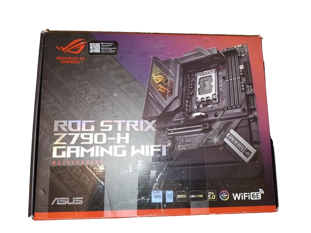 ASUS ROG STRIX Z790-H Gaming WiFi LGA 1700 ATX Intel Motherboard £156. ...