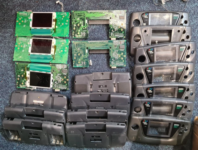SEGA GAME GEAR Untested & Faulty Spare Parts Bundle Incl, 7 Shells & 5 ...
