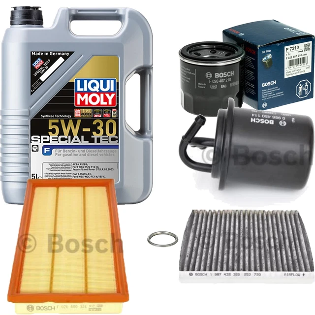 BOSCH INSPECTION SET 5L Huile Liqui Moly Spécial Tec F 5W-30 pour Subaru Outback EUR 133,72 ...