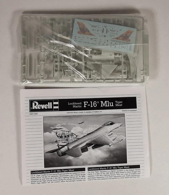 REVELL 03971, LOCKHEED Martin F-16 Mlu Tiger Meet, 1/144, ohne Box, # ...