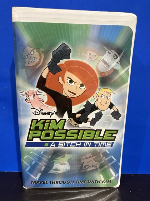 DISNEY'S KIM POSSIBLE - A Sitch In Time 2004 VHS Vintage Cartoon $16.00 ...