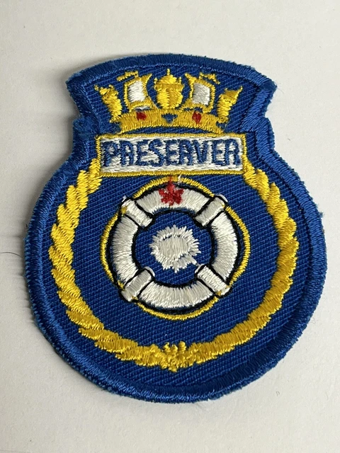 VINTAGE ROYAL CANADIAN Sea Cadet Corps RCSC PRESERVER 2" x 2.5" patch ...