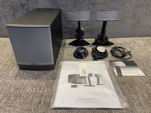 BOSE COMPANION 5 Multimedia Speaker System £169.00 - PicClick UK