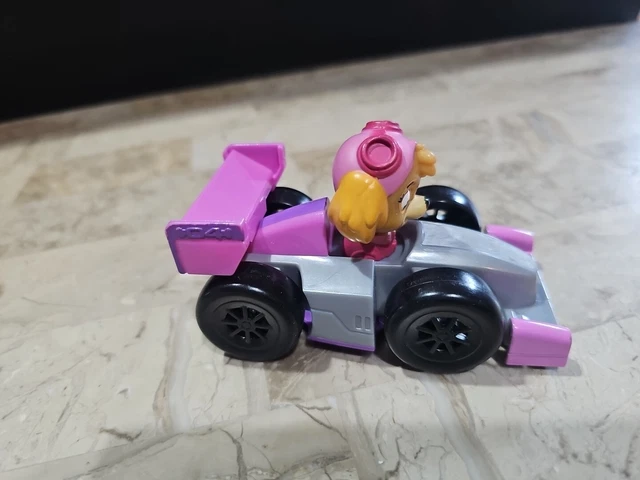PAW PATROL SKYE Pink F1 Formula One Race Car Toy Vehicle w/ Attached ...