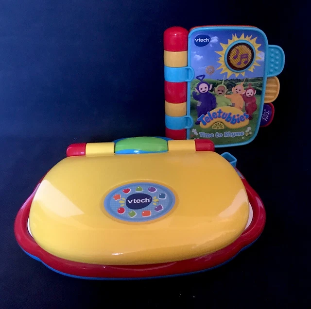 VTECH BABY’S FIRST Laptop + Vtech Teletubbies Time To Rhyme Interactive ...