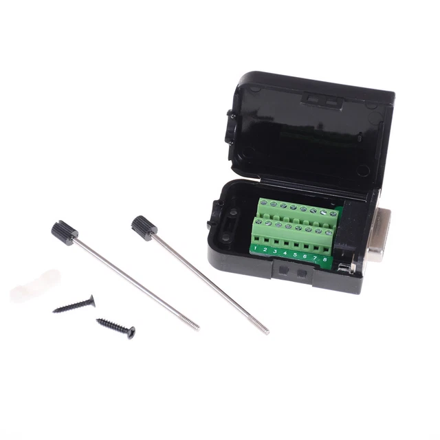 DB15 FEMALE D-SUB 2 Row 15-Pin Plug Breakout Terminal Solderless ...