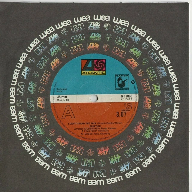 ERUPTION - I Can't Stand The Rain (7" Single 1978) EX EUR 8,54 ...
