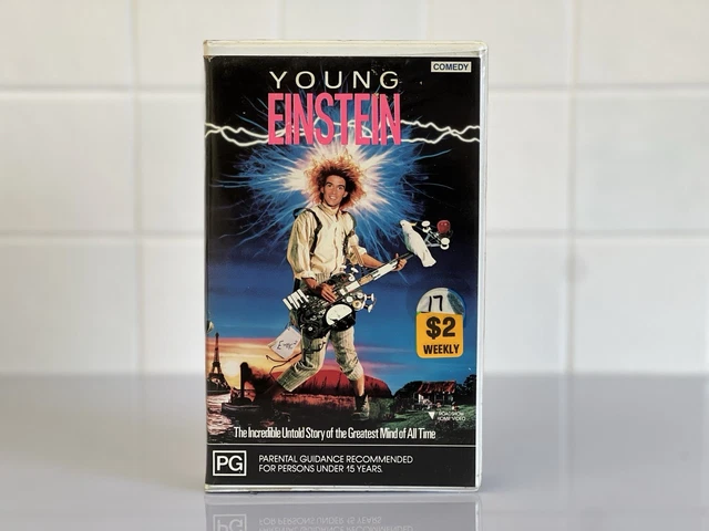 YOUNG EINSTEIN (1988) VHS Comedy Roadshow Clamshell Yahoo Serious $14.00 - PicClick AU