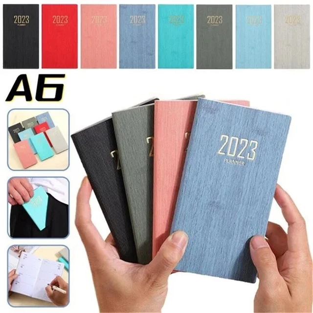 2023 A6 CALENDAR Notebook Daily Weekly Monthly Plan Schedule Diary Book ...