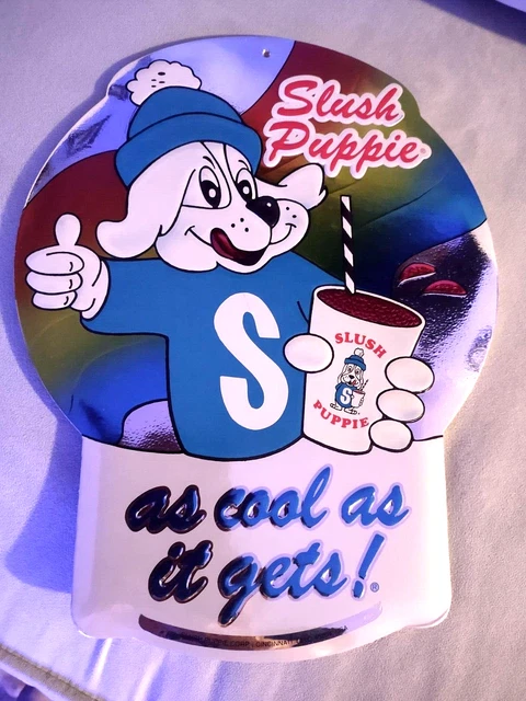 RARE VINTAGE ORIGINAL SLUSH PUPPIE ADVERTISING SIGN /New---Free Ship £ ...