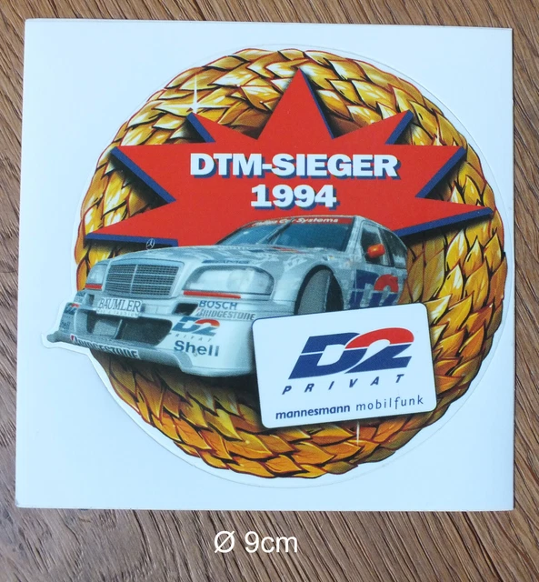 AUFKLEBER STICKER AMG Mercedes C-Klasse DTM 1994 Klaus Ludwig D2 ...