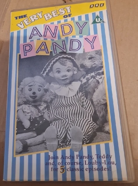 THE VERY BEST Of Andy Pandy BBC - VHS Video Tape - 5 Classic Episodes £ ...