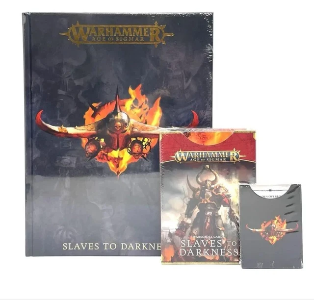 WARHAMMER BATTLETOME SLAVES To Darkness. Warscroll cards&token sheets ...