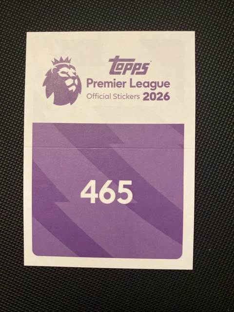 TOPPS PREMIER LEAGUE stickers 2025/26 - Simon Adringa - No.465 £1.79 ...