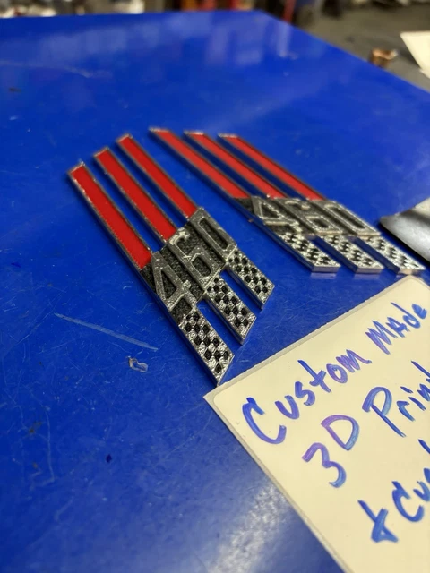 460 FENDER EMBLEMS. 1967 1972 Ford F100 F250 F350. Custom Made. 3d ...