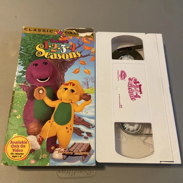BARNEY - BARNEYS 1-2-3-4 Seasons (VHS, 1996) £5.69 - PicClick UK