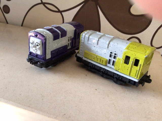 ERTL THOMAS THE Tank Engine & Friends Splatter & Dodge Metal Trains ...