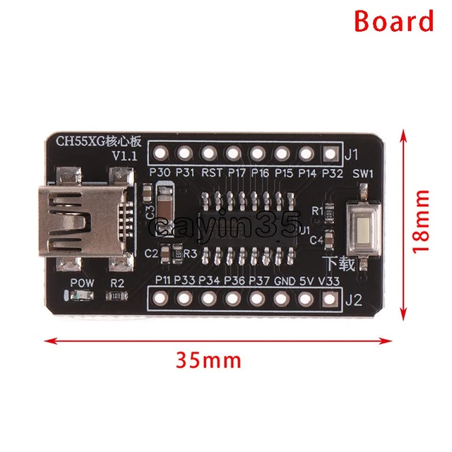 CH552G KERNPLATINE 51 MCU Entwicklungsplatine CH551G Systemplatine EUR ...