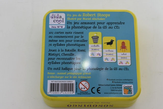 SONODINGO EDITION COCKTAIL Games jeu de société boite métal jeux dida cool phoné EUR 19,90 ...