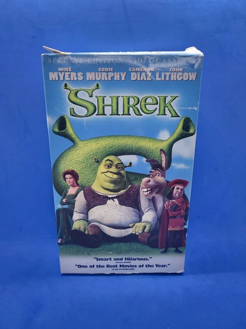 SHREK VHS SPECIAL Edition 2001 DreamWorks Tested Working Acceptable £4. ...