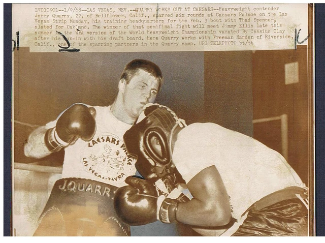 RARE ANCIENNE 1968 carrière Jerry argile Cassius Jimmy Ellis Muhammad ...