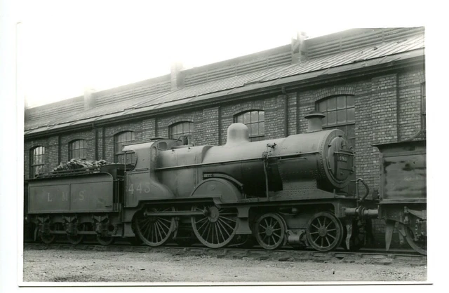 MIDLAND RAILWAY JOHNSON 2P Loco No. 443 at Millhouse shed 09.07.19 ...