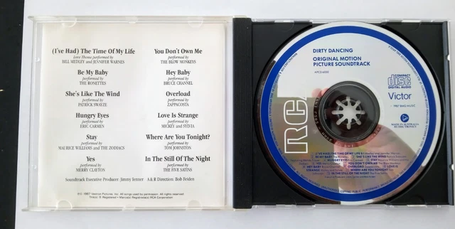 DIRTY DANCING ORIGINAL movie soundtrack album CD disctronics $11.95 ...