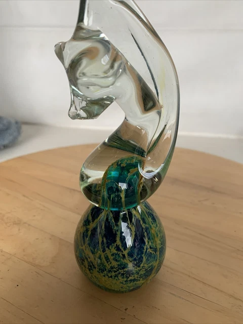 VINTAGE MDINA GLASS Seahorse Signed Paperweight Art Glass Figurine £13. ...