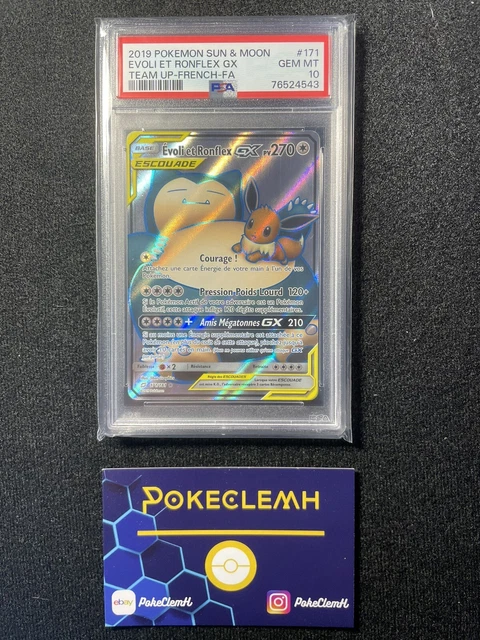 CARTE POKÉMON - 171/181 - Evoli et Ronflex GX - SL09 - Escouade FR ...