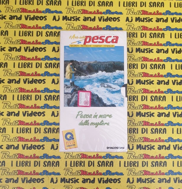VHS CARTONATA L'ARTE DELLA PESCA PESCA IN MARE DALLA SCOGLIERA ...