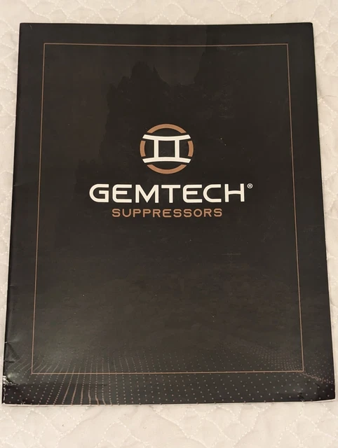 GEMTECH SUPPRESSORS 2024 Catalog SHOT SHOW 2024 $15.79 - PicClick CA