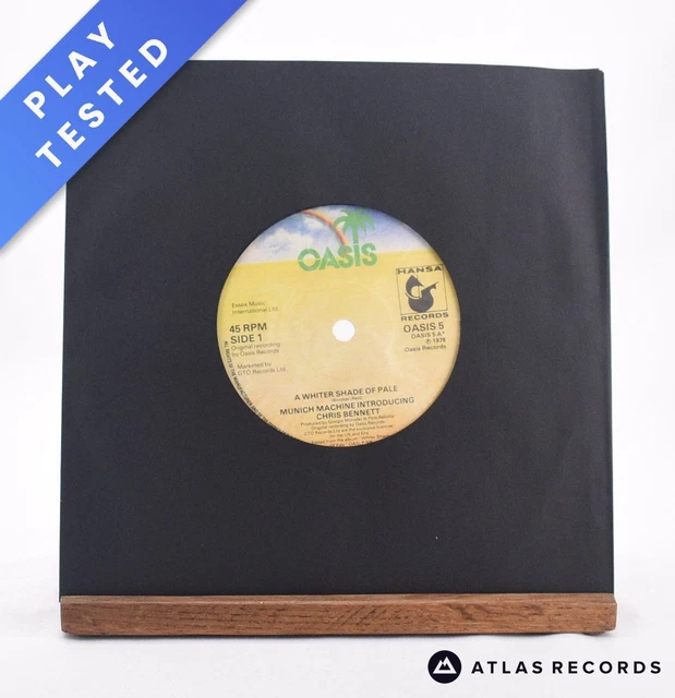 MUNICH MACHINE - A Whiter Shade Of Pale - disque vinyle 7" - Plaine EUR ...