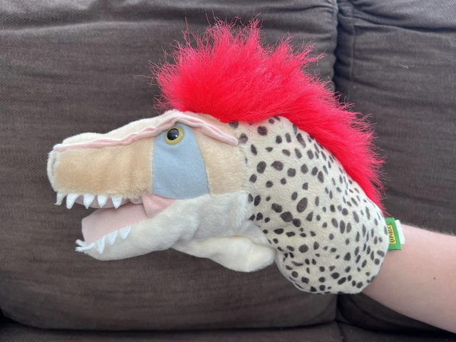 WILD REPUBLIC DINOSAUR Utahraptor / Velociraptor Hand Puppet - Plush ...