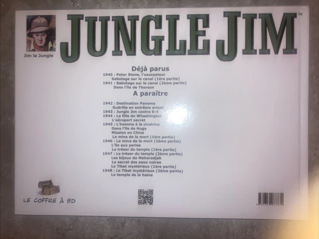 JUNGLE JIM 1941 Alex Raymond Édition Le Coffre à BD Neuf EUR 19,00 ...