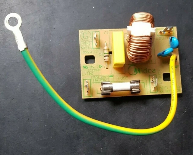 MICROWAVE OVEN NOISE Filter Fuse Power Control Pcb Board MDFLT25A SHARP ...