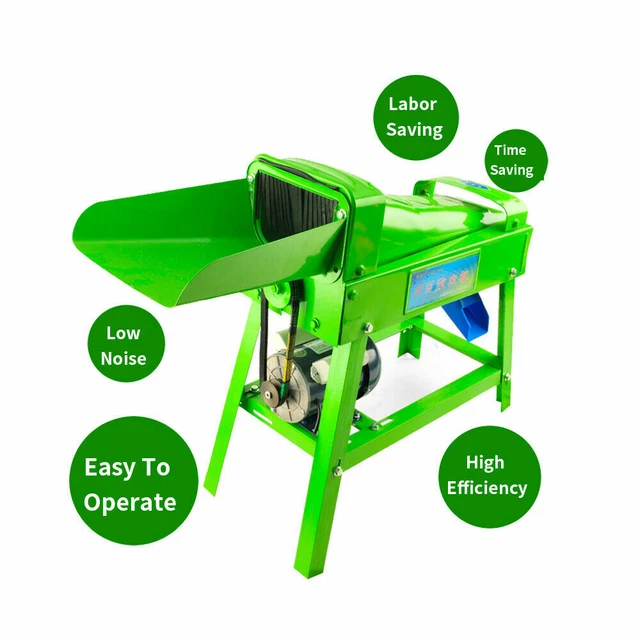 2200W 220V 2800RPM Electric Corn Sheller Thresher Threshing Stripping ...
