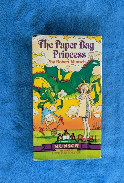 THE PAPER BAG PRINCESS Robert Munsch VHS Tape 1991 Children's Animation ...