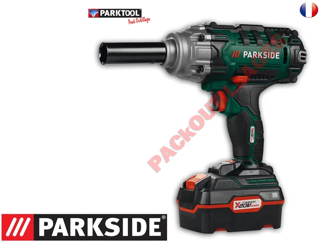 PARKSIDE® BOULONNEUSE/VISSEUSE À choc sans fil PASSK 20-Li , 20 V EUR ...