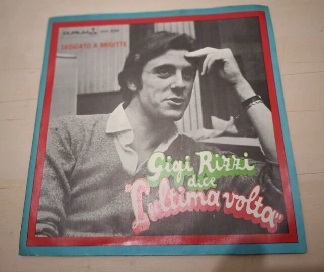 GIGI RIZZI L'ULTIMA Volta Raro 7" Durium 1968 Gatefold Cover Brigitte ...