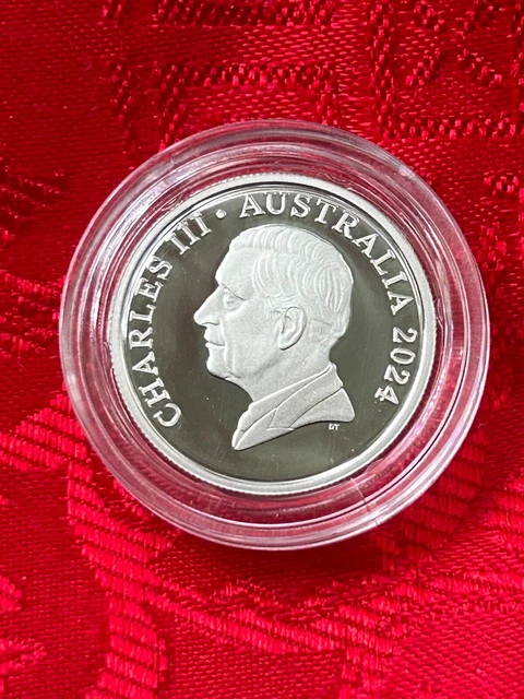 2024 KING CHARLES 5c Proof & UNC Coin + 2024 5c UNC Coin from Baby Mint ...