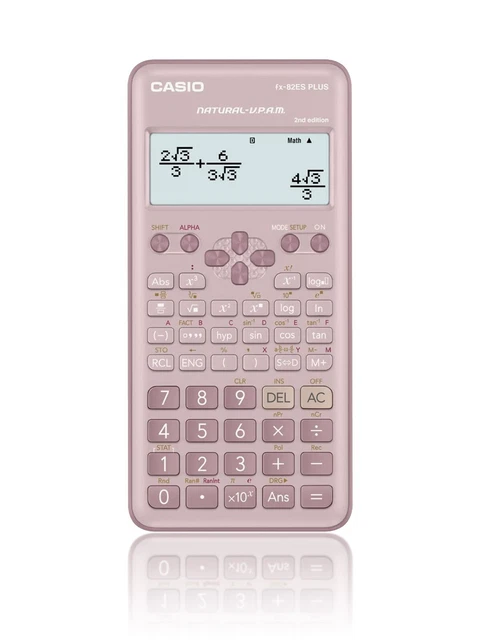 NEW-CASIO FX-82ES PLUS Pink 2nd Gen Non-Programmable Scientific ...
