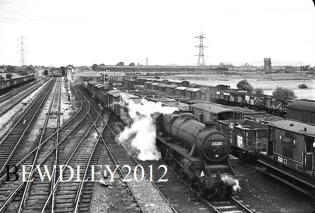 2 X NÉGATIF 35 mm LMS STANIER 5F 45318 LAISSANT GRAND CHANTIER ...