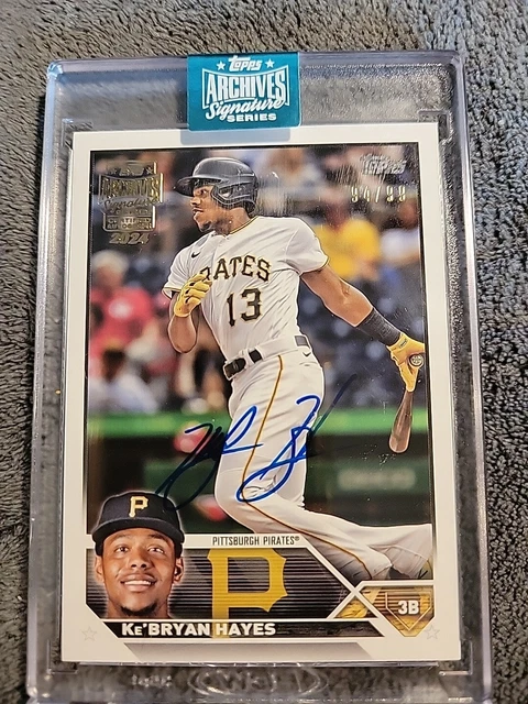 2024 TOPPS ARCHIVES Signature Series Ke'Bryan Hayes Auto 94/99 Pirates ...