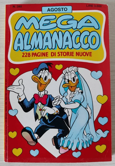 MEGA ALMANACCO TOPOLINO N.380 walt disney company italia 1988 EUR 14,90 ...