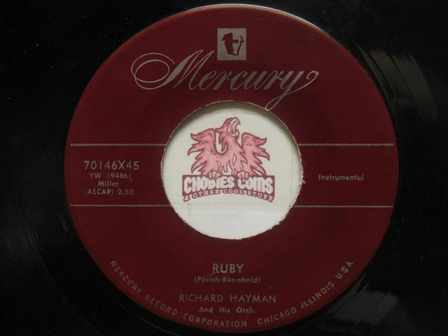 RICHARD HAYMAN AND His Orchestra: Ruby / Dansero, 45 RPM VG+ (Y5) $8.50 ...