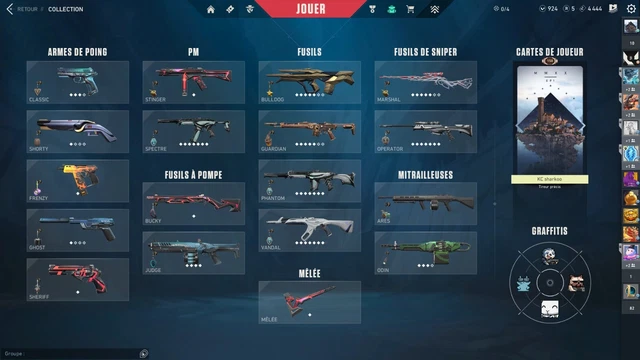 COMPTE VALORANT PLATINE lvl 158 | +150 euros de skin | EUR 72,00 ...